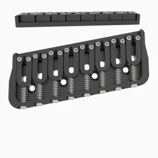 Hipshot Multi-Scale Fixed Guitar Bridge, 8 String | Allparts UK