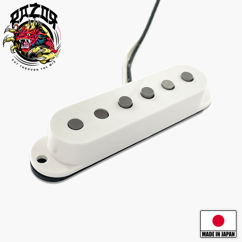Razor® Mangetsu Full Moon Neck Pickup For Stratocaster® - White | Allparts UK