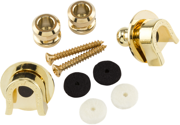 Security Strap Locks, Gold - Genuine Fender | Allparts UK