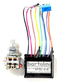 Pre-amp - Bartolini Buffer and Blend/balance for bass | Allparts UK