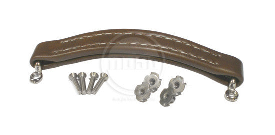 Amp handle - large brown leather handle | Allparts UK