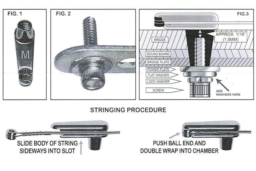 Power Pins® Acoustic Stringing System | Allparts UK