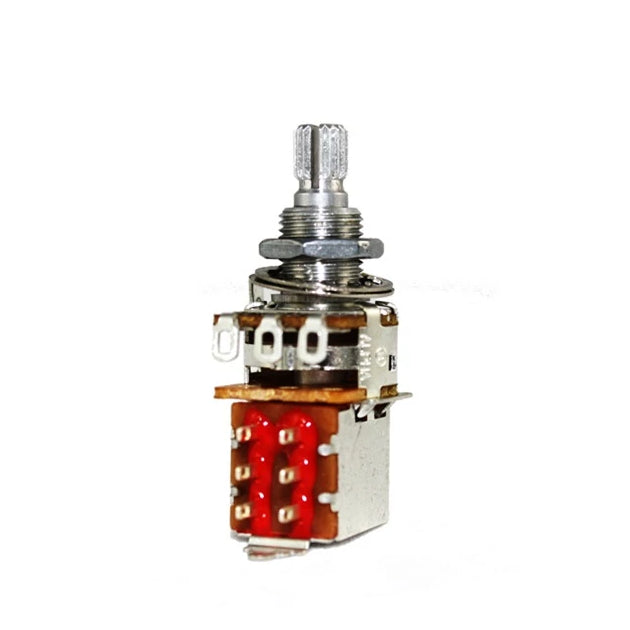 Alpha 500K Push/Pull Pot, Audio (Log) Taper, Split Shaft | Allparts UK
