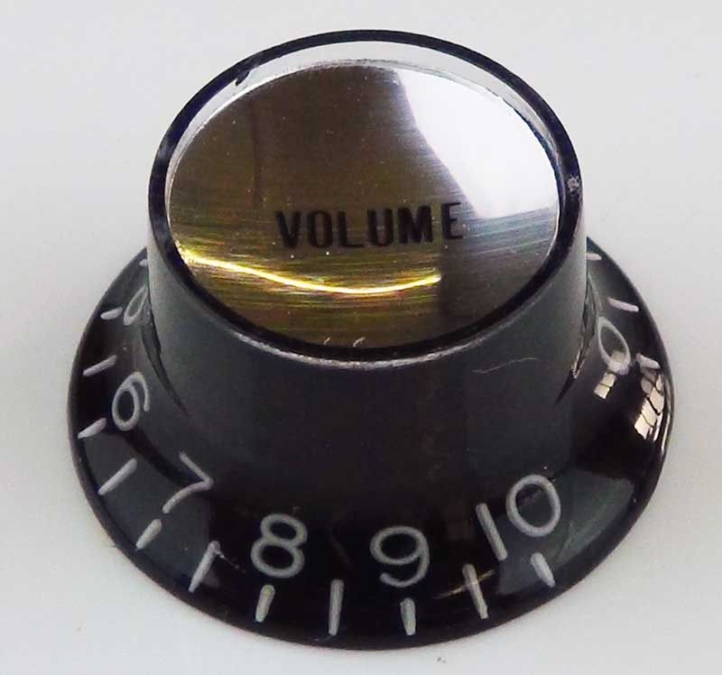 Hosco Reflector Cap Metric Volume Knob, Sold Separately | Black with ...