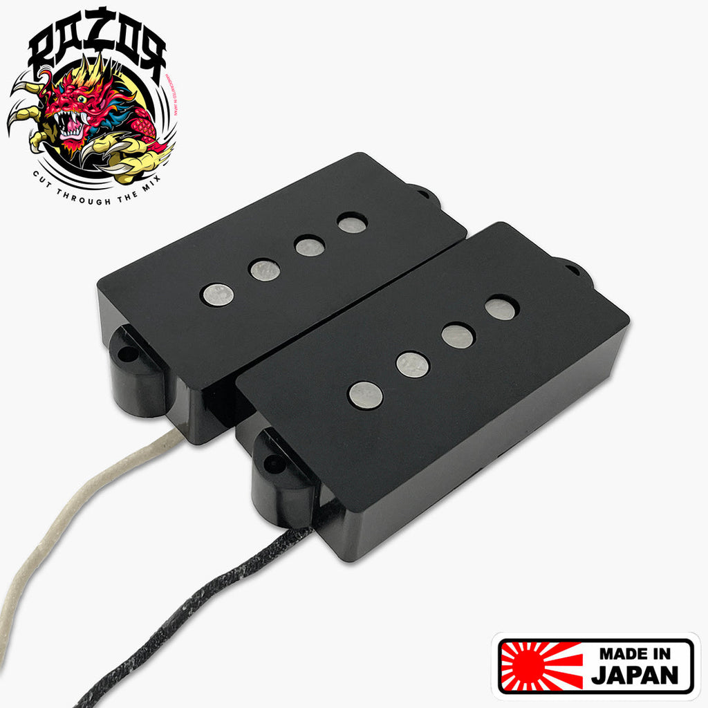 Razor® Buraddo mūn Blood Moon Pickup for Precision Bass® - Black - Allparts UK