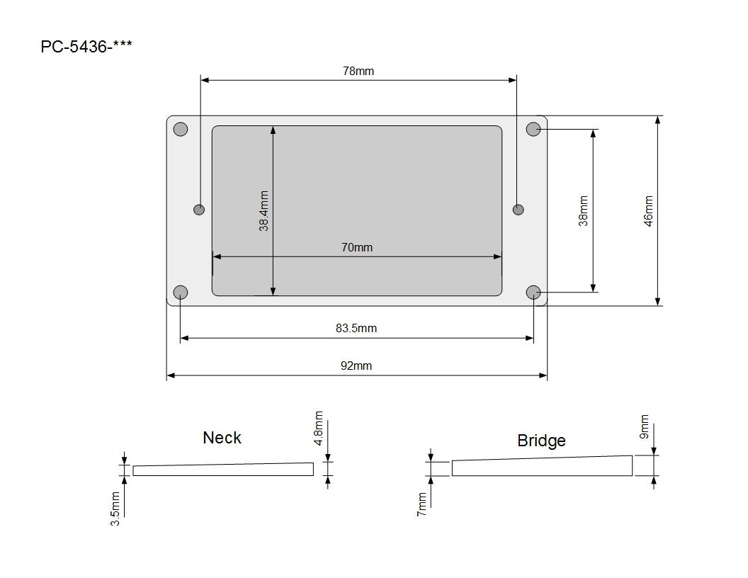 Pickup rings/surrounds | Allparts UK