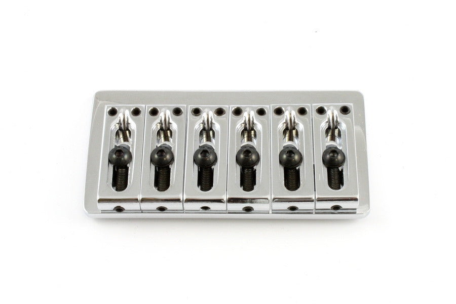Guitar bridge - ABM non-tremolo bridge Strat w ferrules steel saddles ...