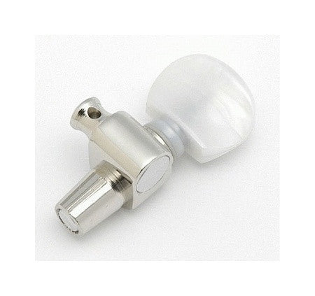 Tuning key- Gotoh 5th-string banjo key w white pearloid knob | Allparts UK