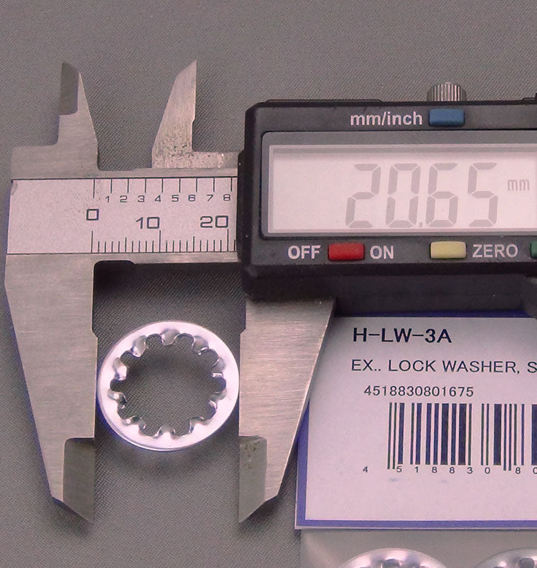 lock washer for metric toggle switches or endpin jacks. 12mm | Allparts UK