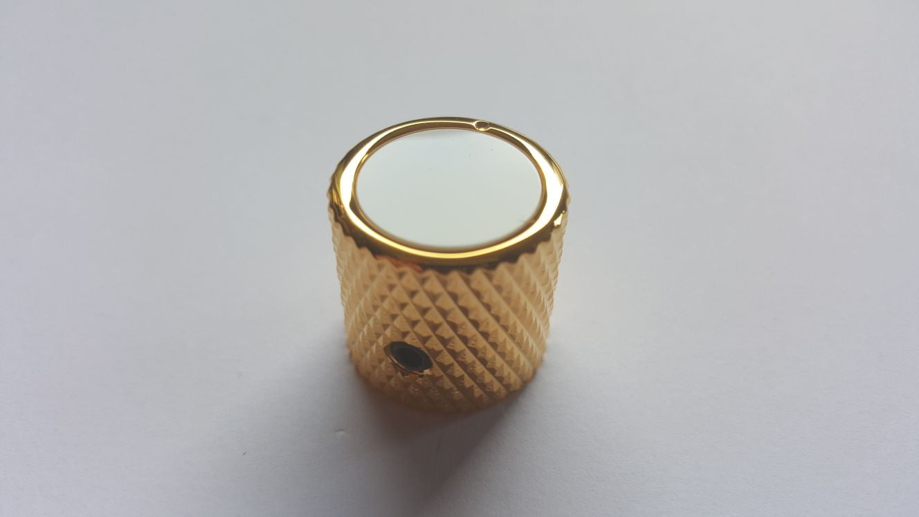 Gold Barrel Knob - Choose your custom inlay! | Allparts UK